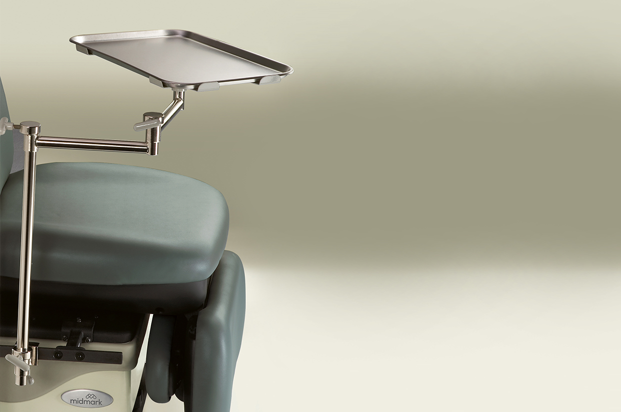 Double Arm Instrument Tray
