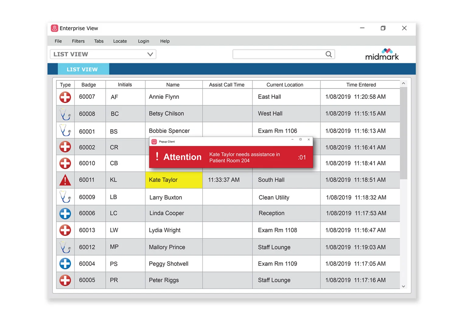 CareFlow™ Staff Duress